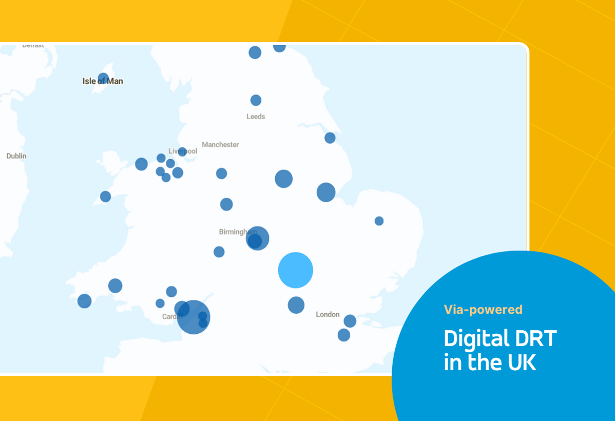 Data proves that Digital DRT is here to stay in the UK (Interactive Map)